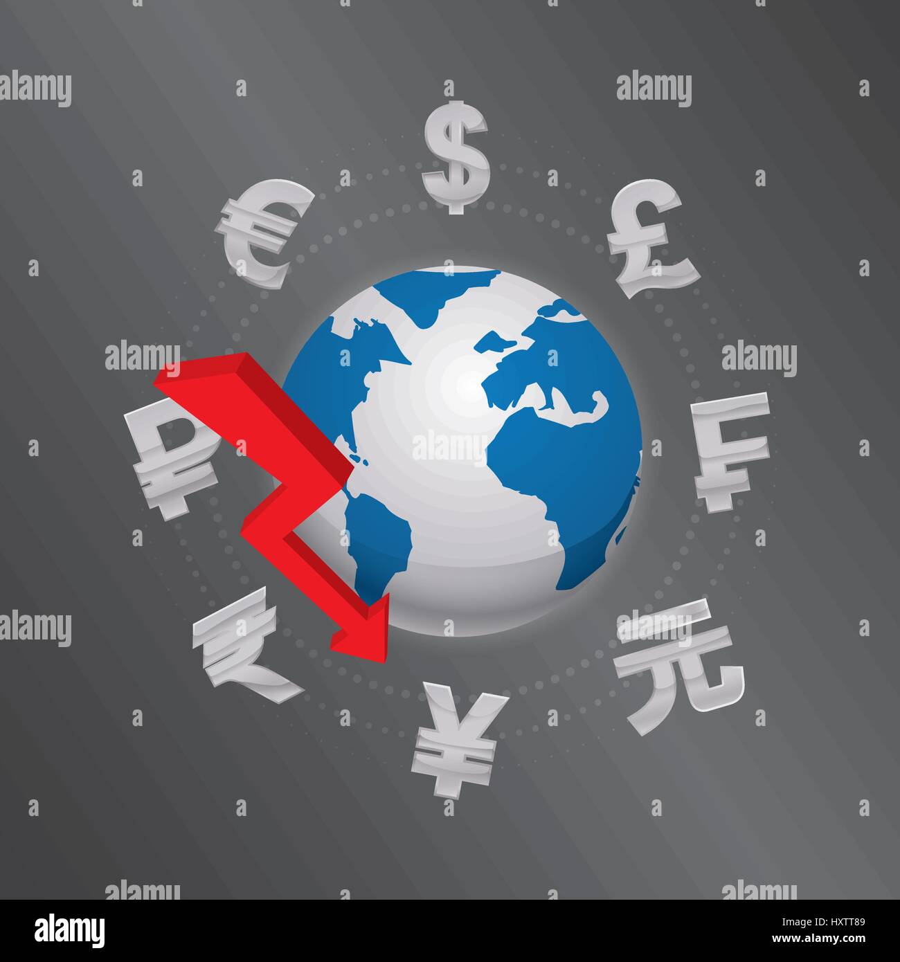 Global money economy icon vector illustration graphic design Stock ...