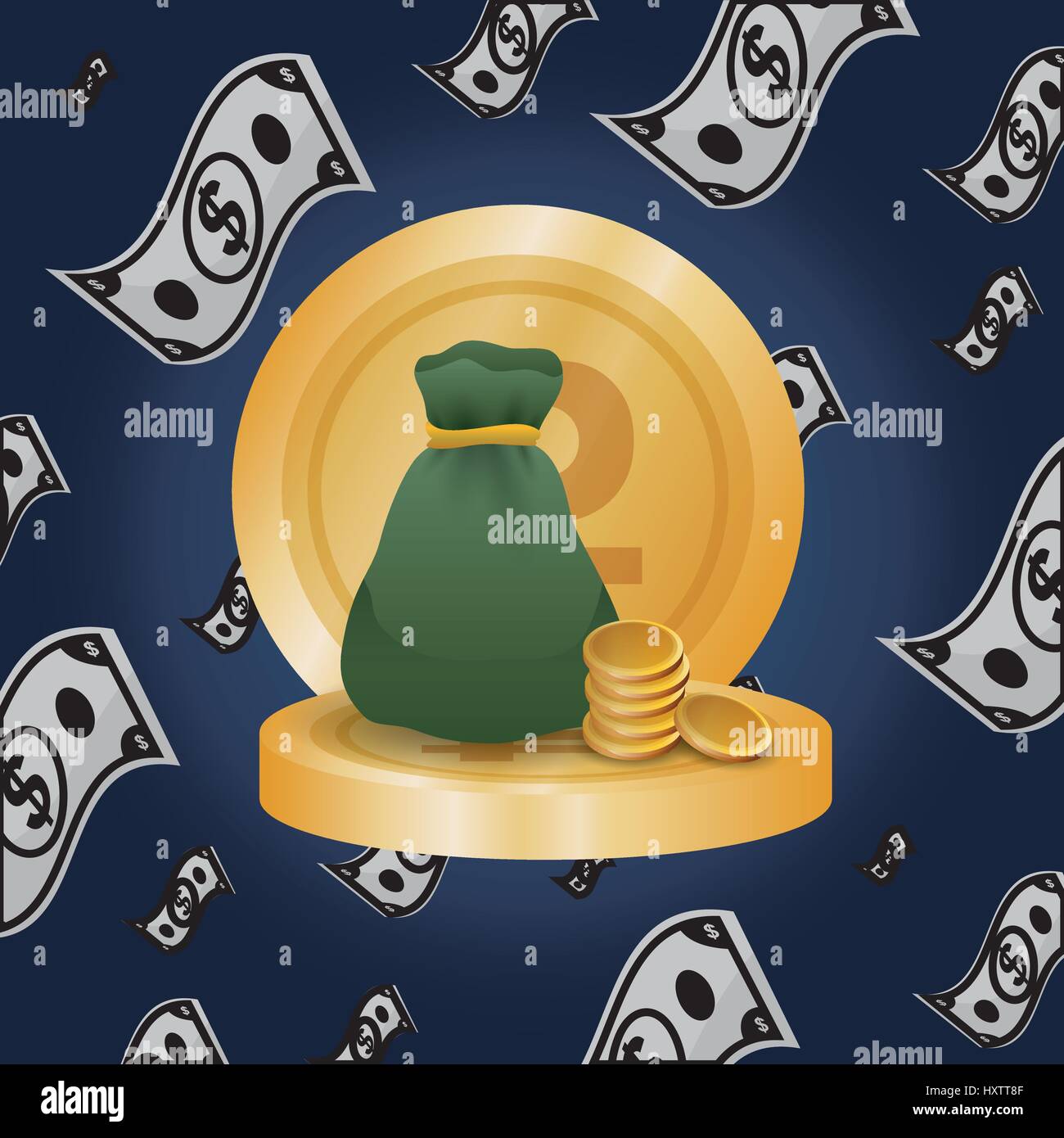 Global money economy icon vector illustration graphic design Stock ...