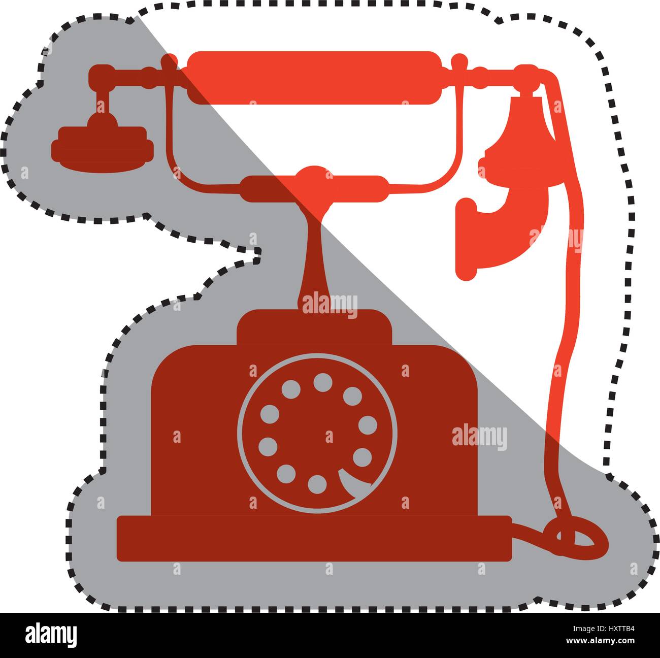 Old telephone lines Stock Vector Images - Alamy