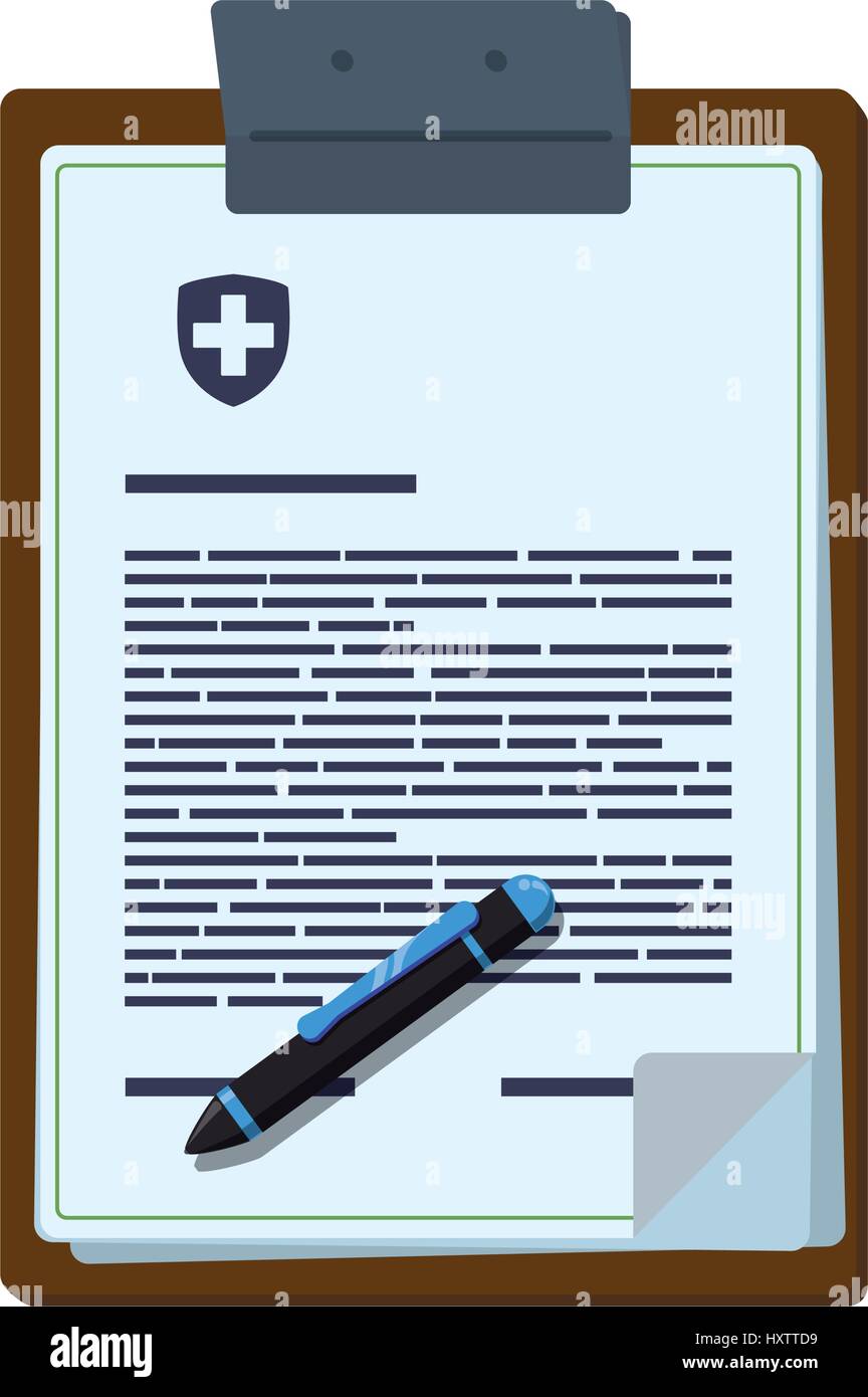 Medical report document Stock Vector Image & Art - Alamy