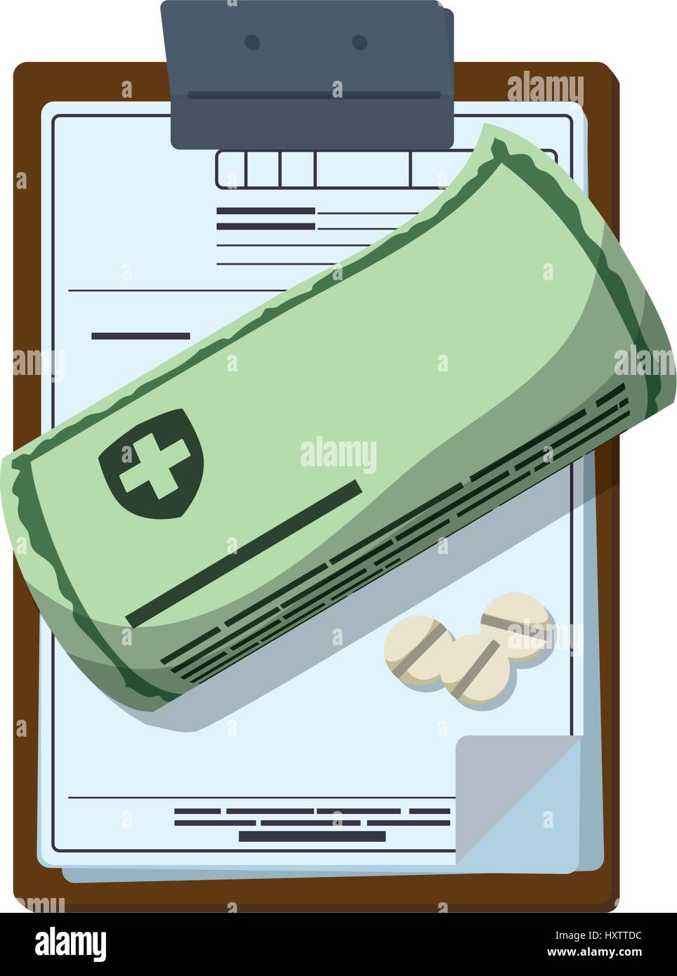 Medical report document Stock Vector Image & Art - Alamy