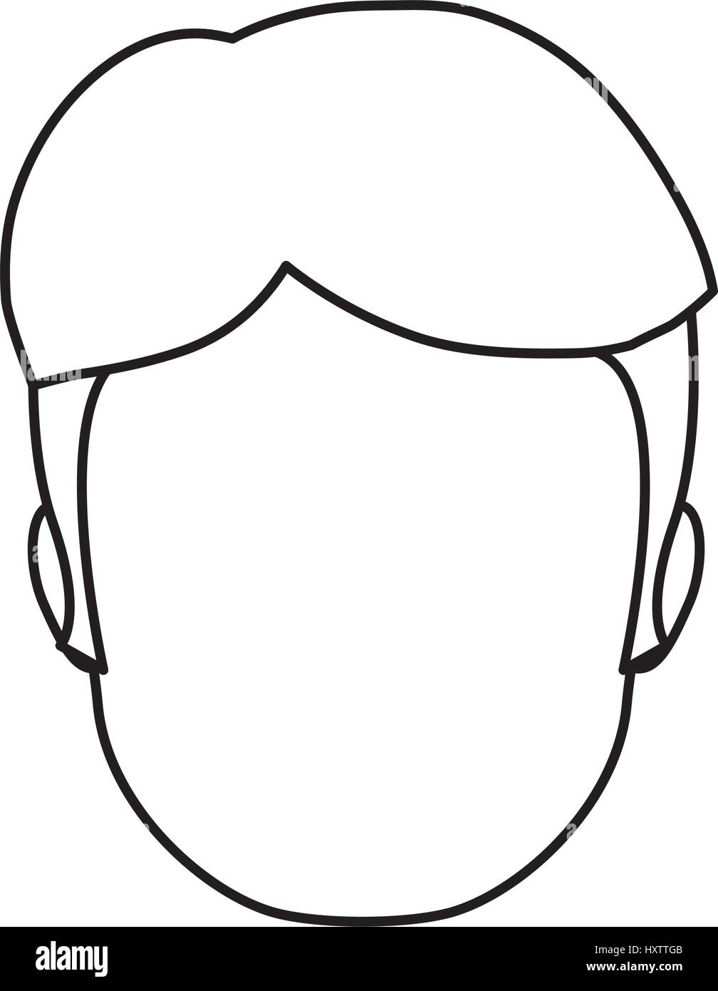 Man faceless head Stock Vector Image & Art - Alamy