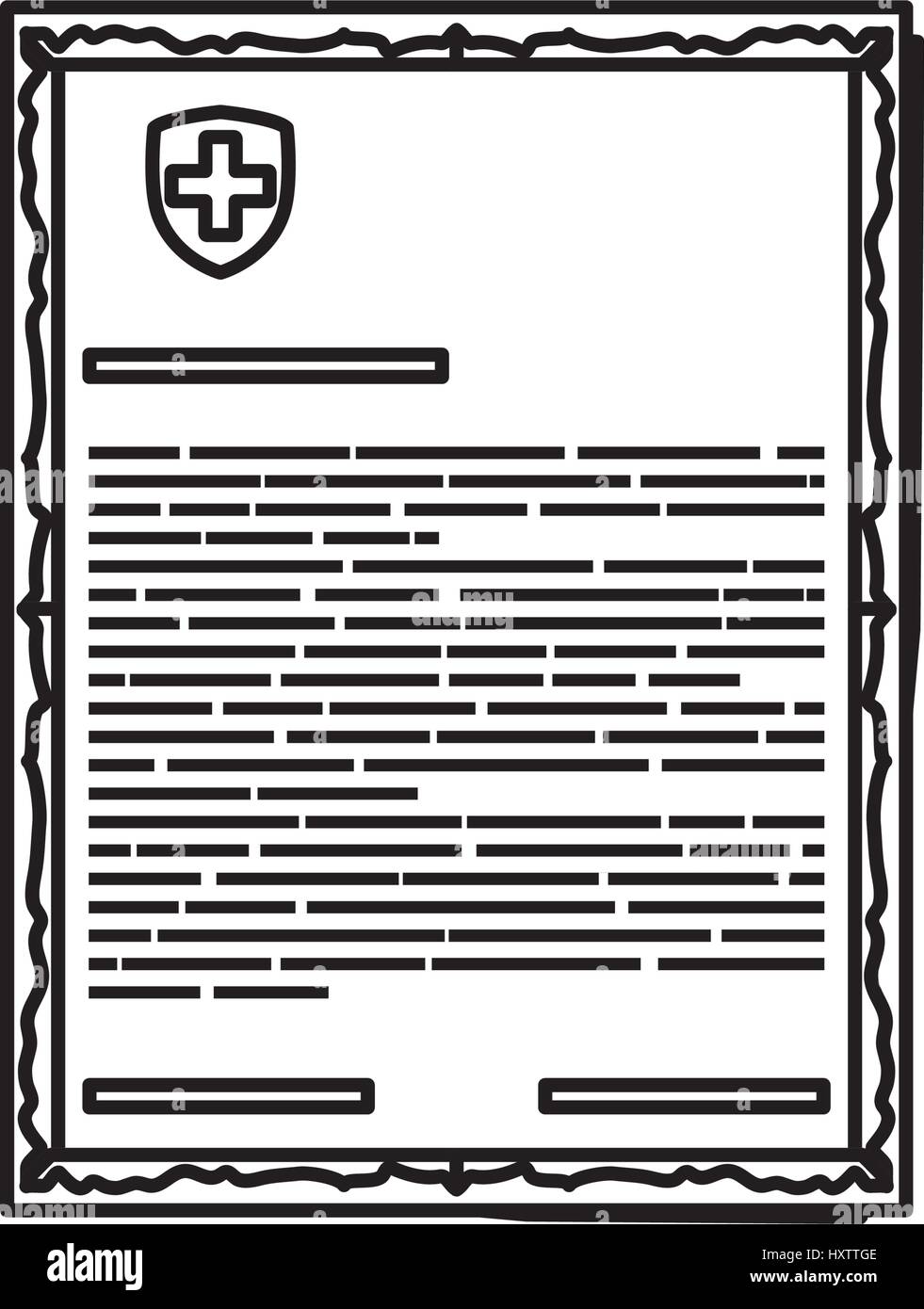 Medical report document Stock Vector Image & Art - Alamy