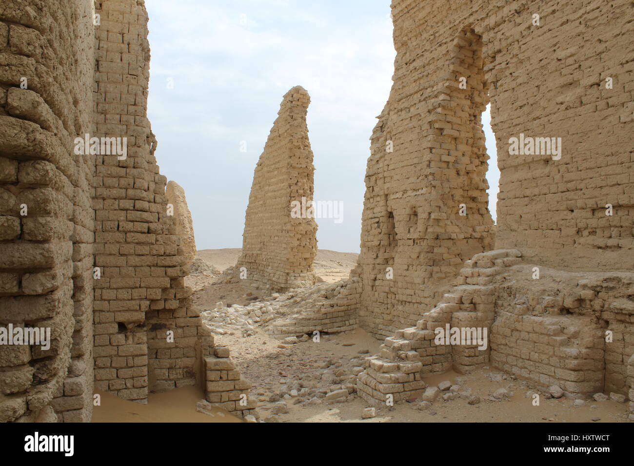 Strange Shapes of Sahara Desert South of Lake Quaroun, an ancient ...