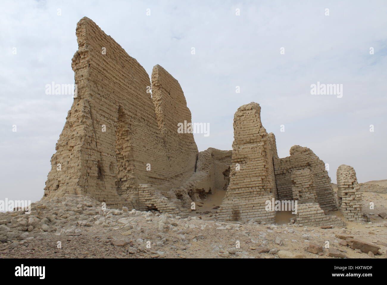 Strange Shapes of Sahara Desert South of Lake Quaroun, an ancient ...