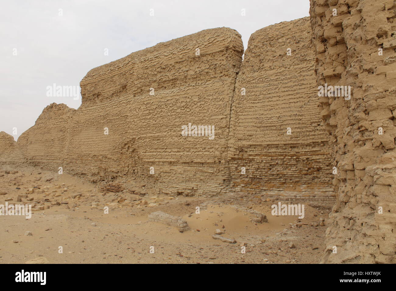 Strange Shapes of Sahara Desert South of Lake Quaroun, an ancient ...