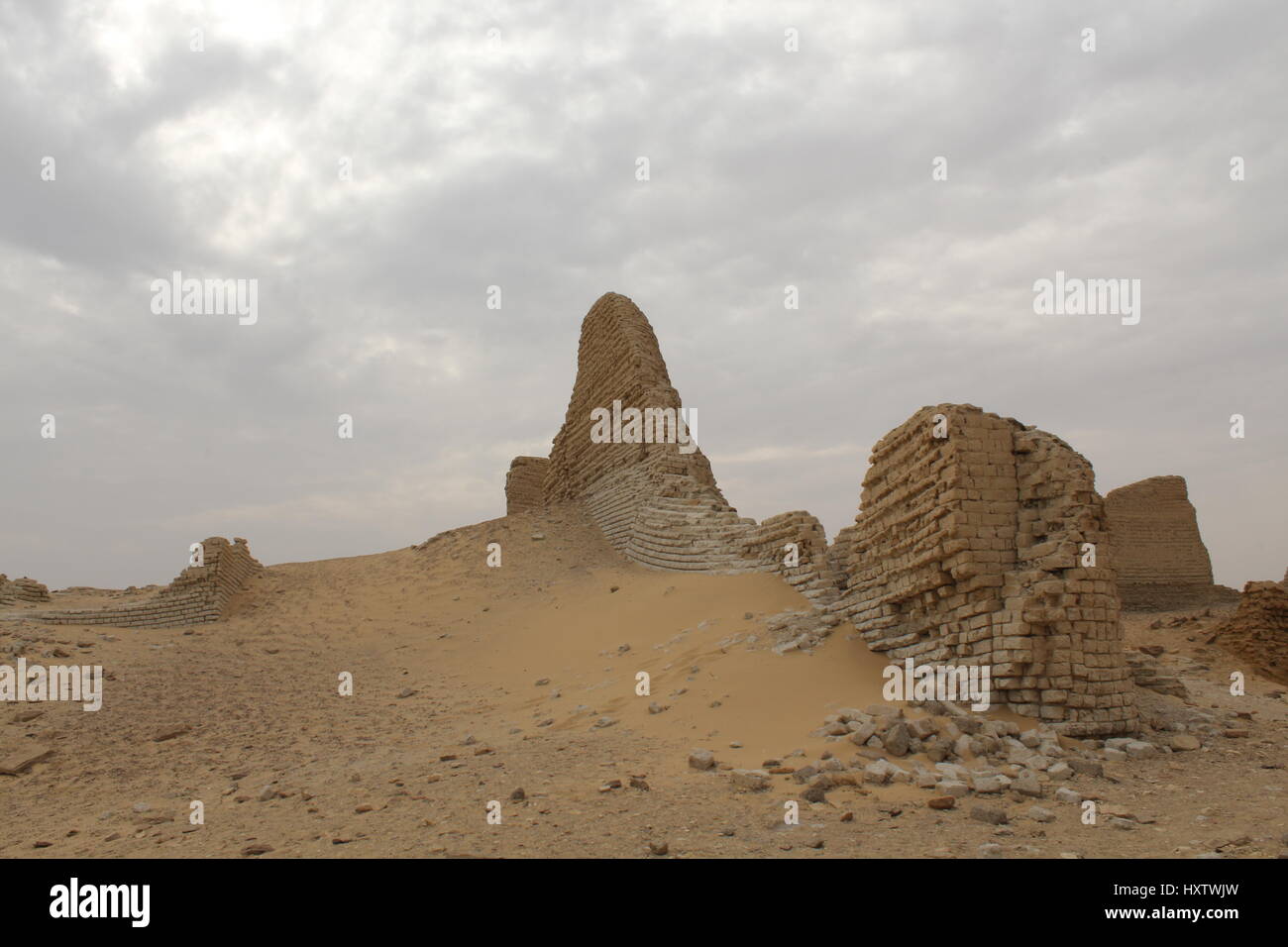 Strange Shapes of Sahara Desert South of Lake Quaroun, an ancient ...