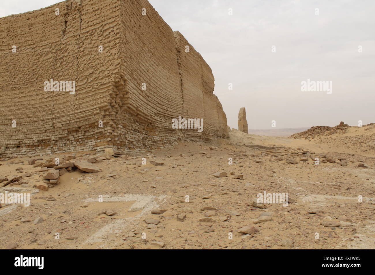 Strange Shapes of Sahara Desert South of Lake Quaroun, an ancient ...