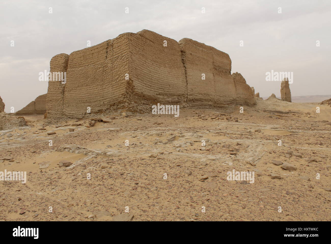 Strange Shapes of Sahara Desert South of Lake Quaroun, an ancient ...