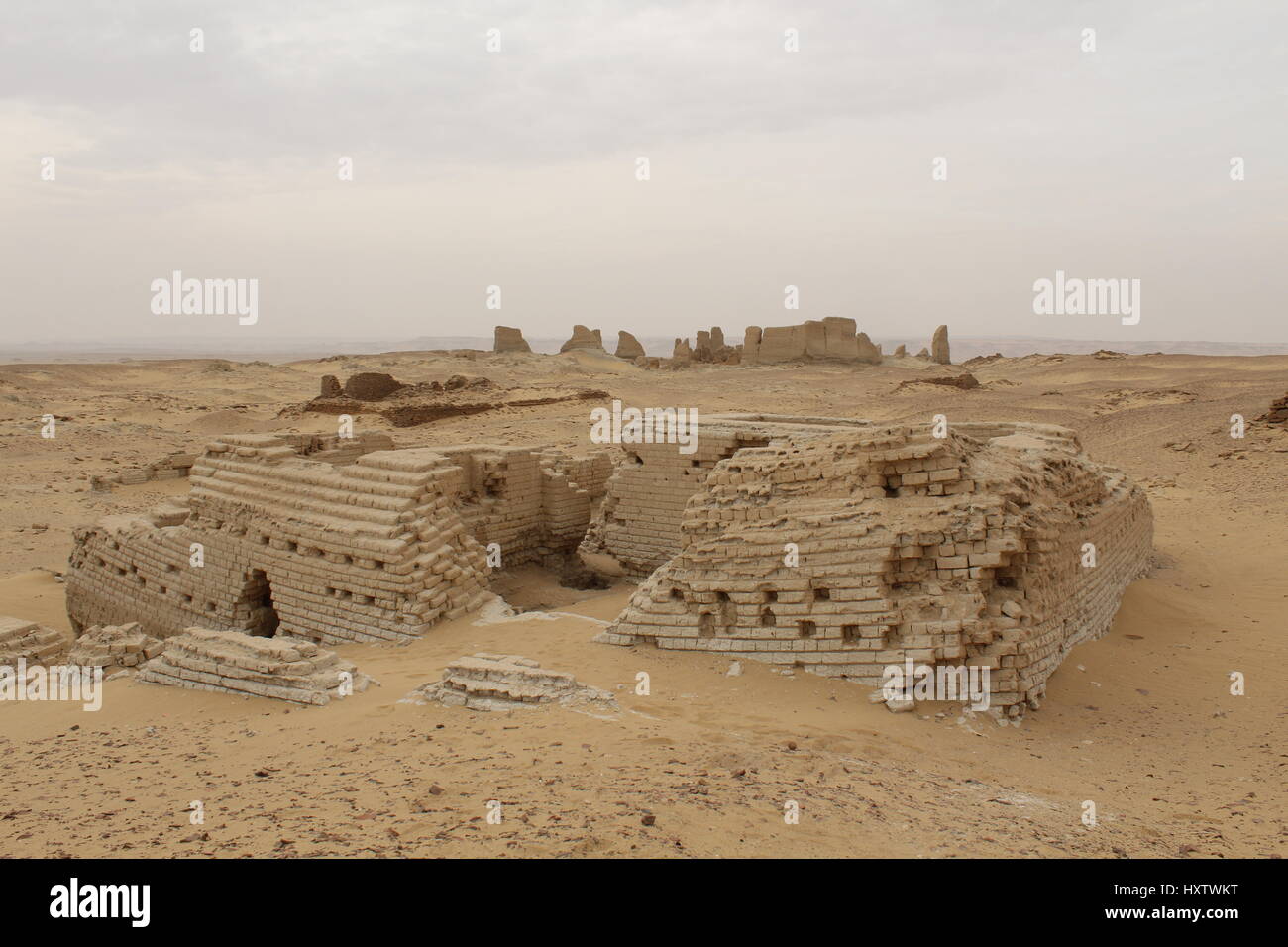 Strange Shapes of Sahara Desert South of Lake Quaroun, an ancient ...