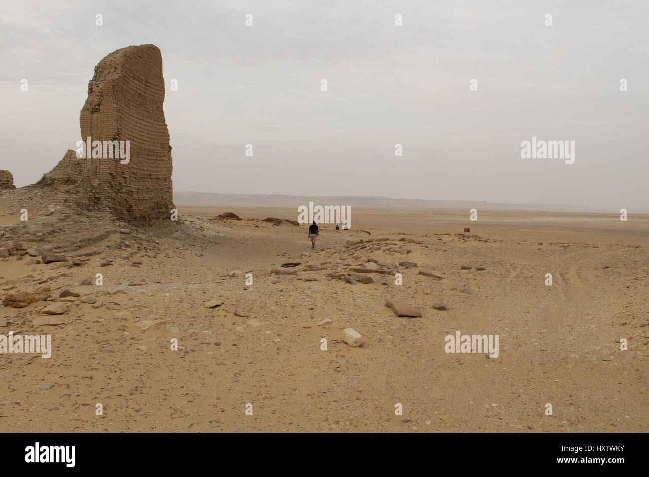 Strange Shapes of Sahara Desert South of Lake Quaroun, an ancient ...