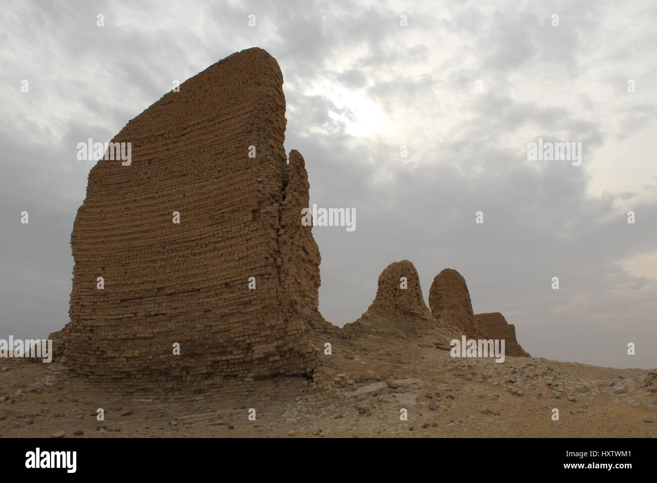 Strange Shapes of Sahara Desert South of Lake Quaroun, an ancient ...