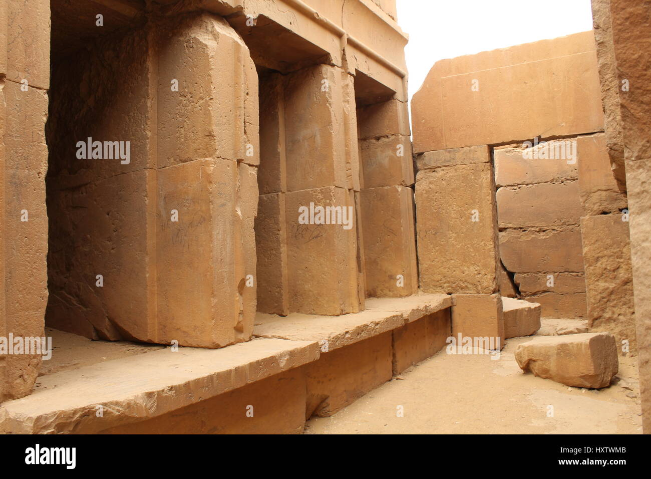 Strange Shapes of Sahara Desert South of Lake Quaroun, an ancient ...