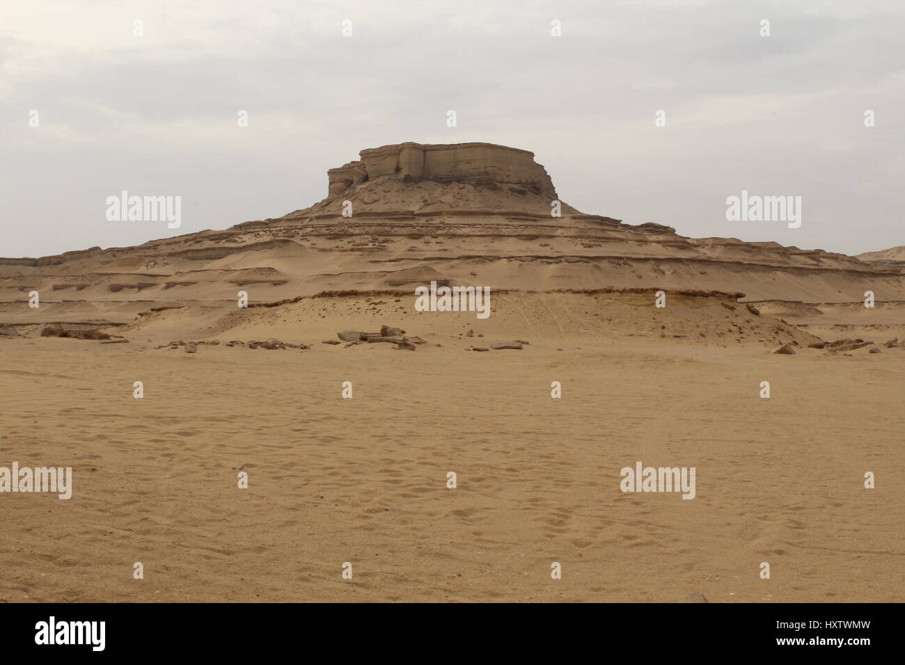 Strange Shapes of Sahara Desert South of Lake Quaroun, an ancient ...