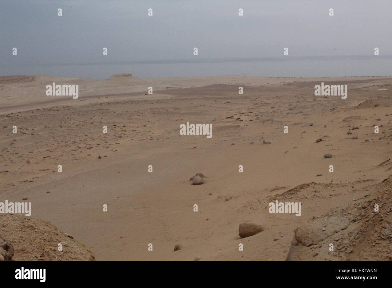 Strange Shapes of Sahara Desert South of Lake Quaroun, an ancient ...