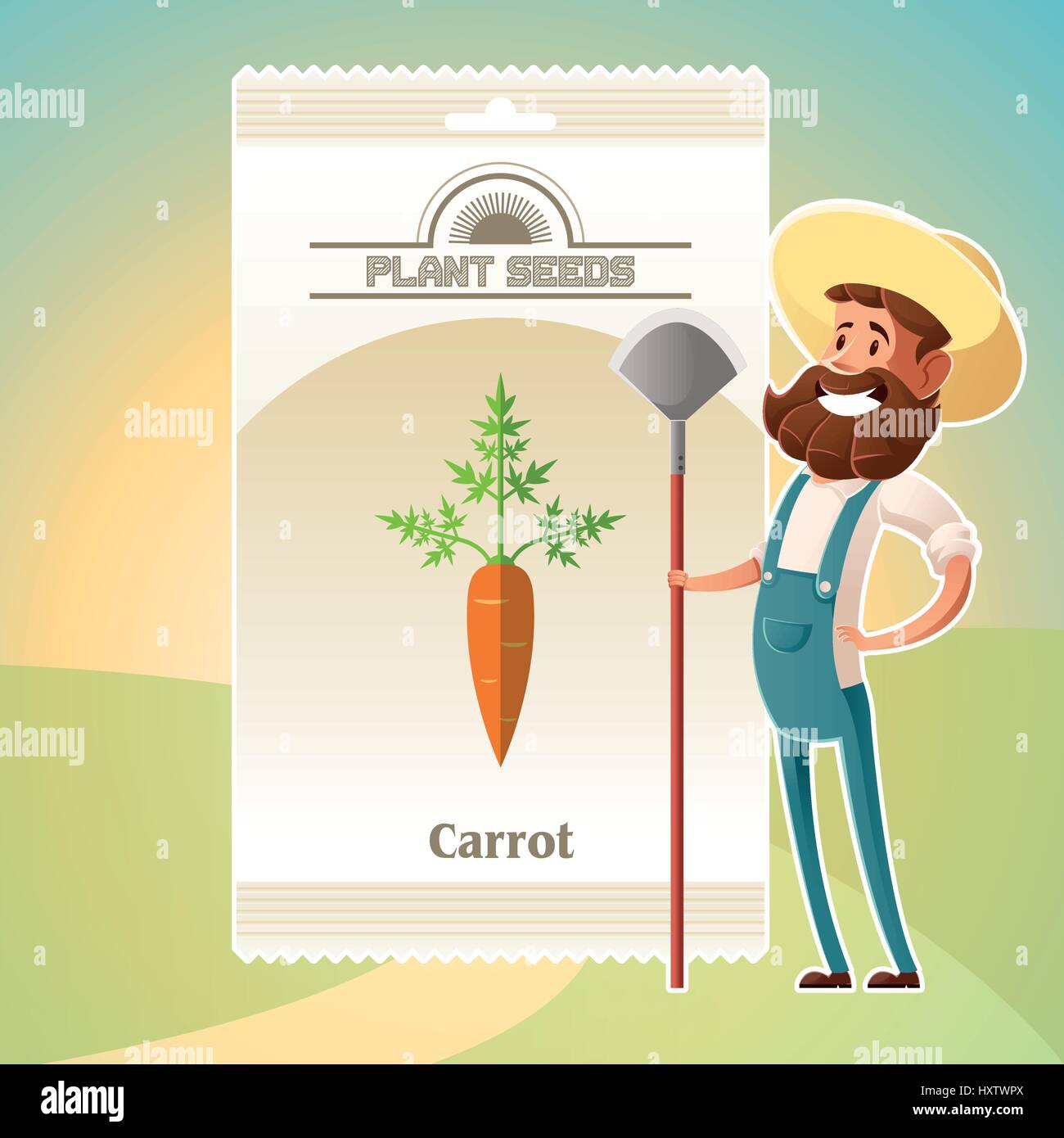 Pack of Carrot seeds icon Stock Vector Image & Art - Alamy