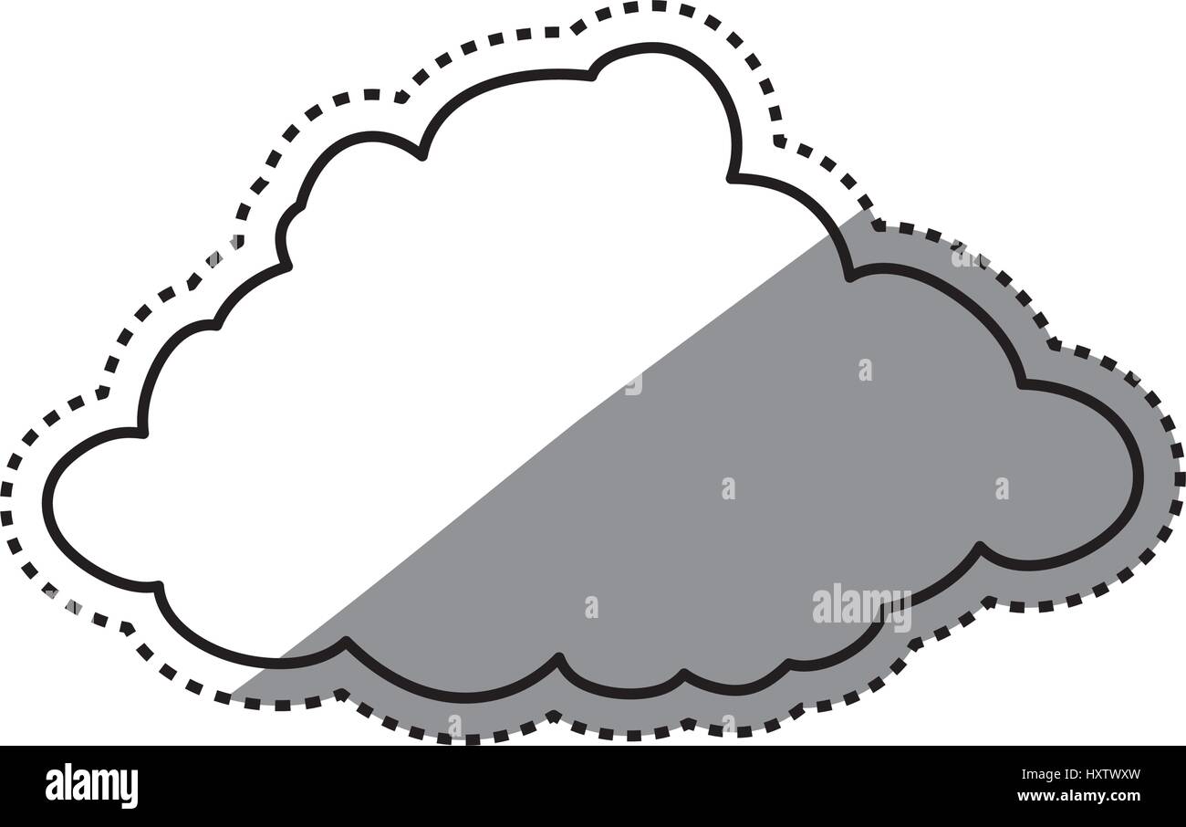 Cloud weather symbol Stock Vector Image & Art - Alamy