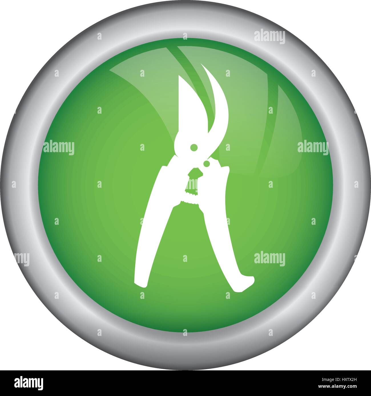 pruning shears gardening tool Stock Vector Image & Art - Alamy