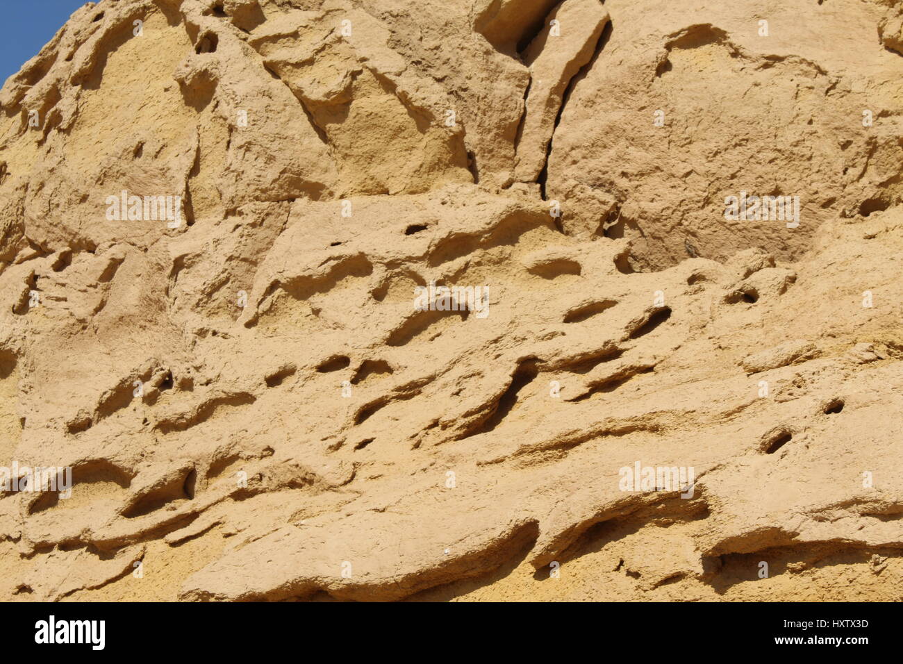 Strange Shapes of Sahara Desert South of Lake Quaroun, an ancient ...