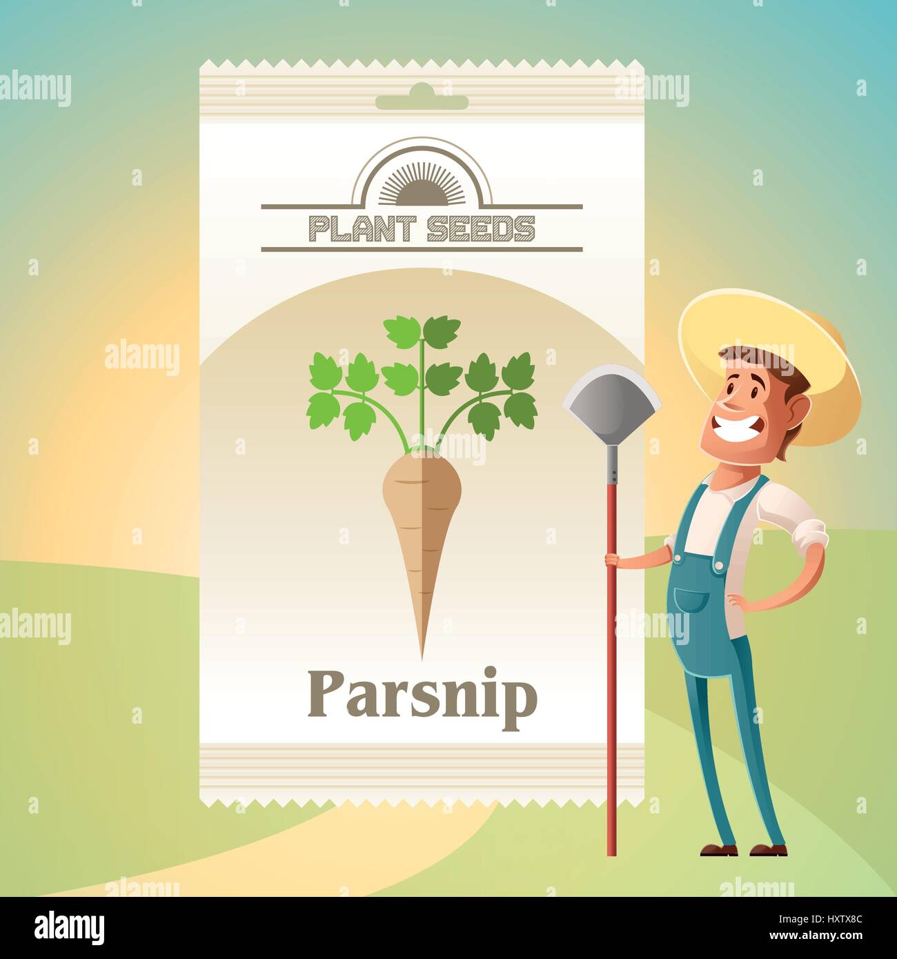 Parsnip illustration hi-res stock photography and images - Alamy