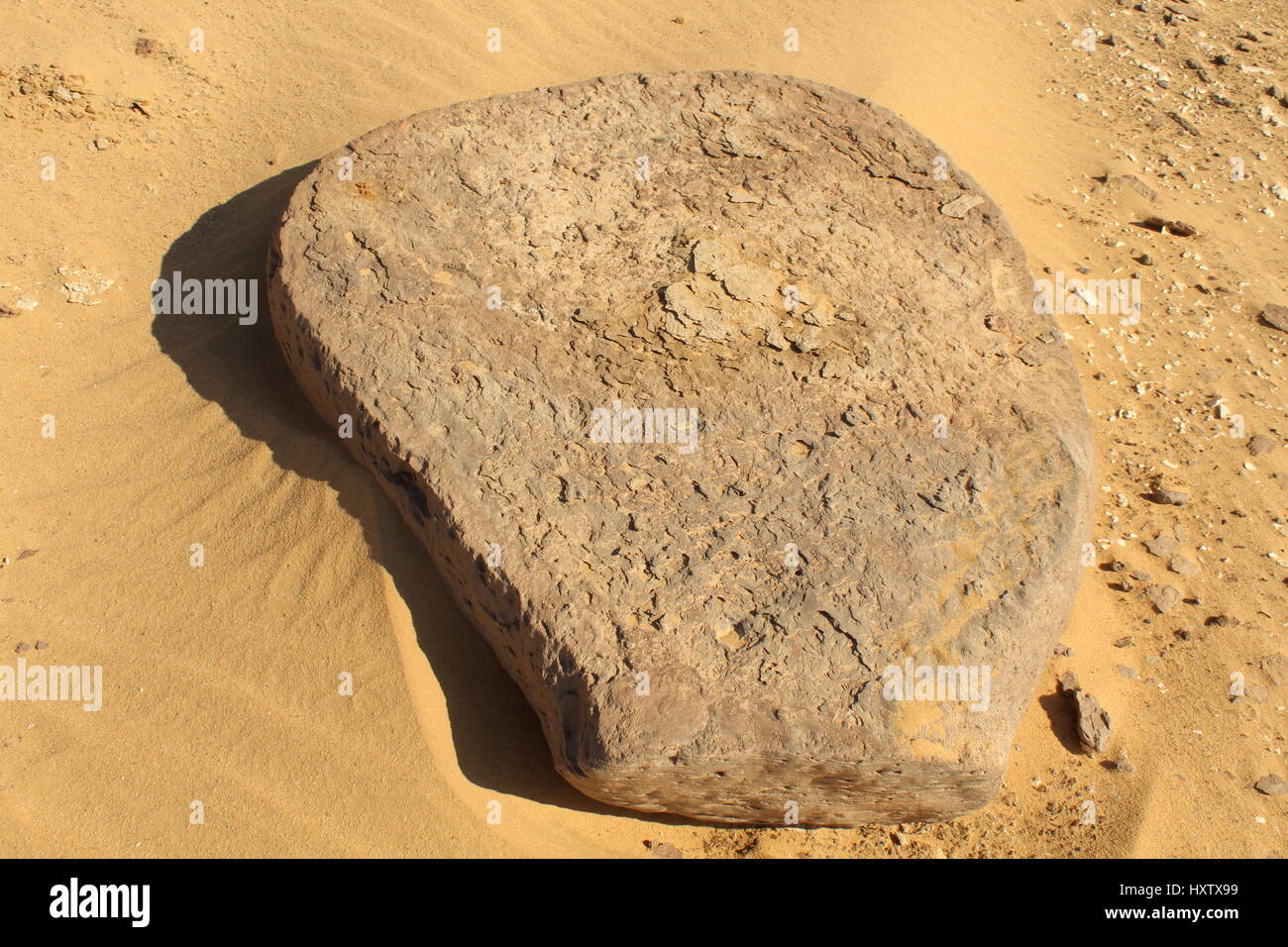 Strange Shapes of Sahara Desert South of Lake Quaroun, an ancient ...