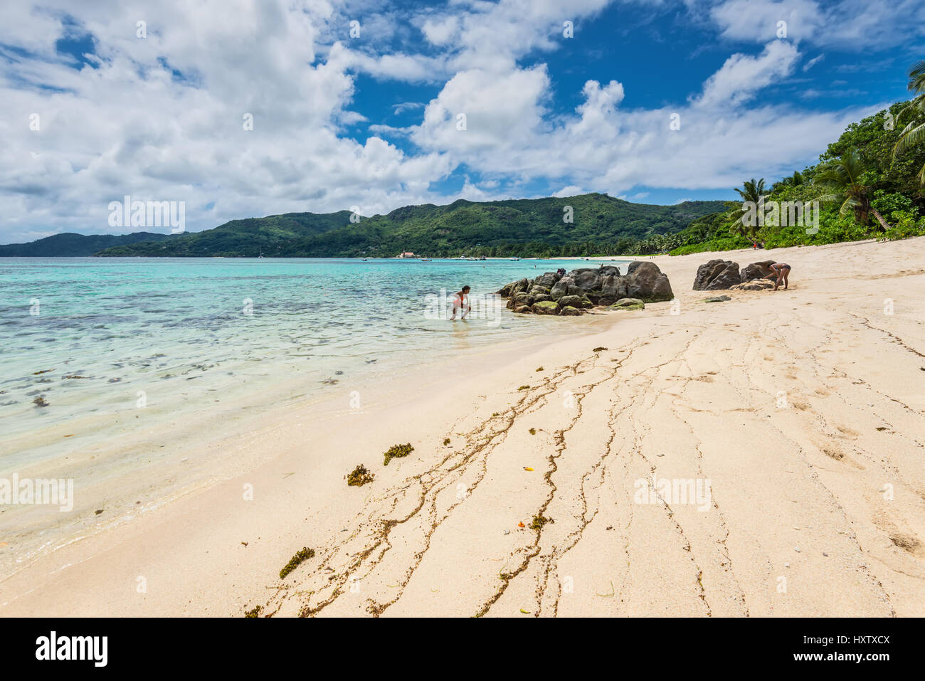 Anse Royale, Mahe Island, Seychelles - December 15, 2015: Spectacular ...