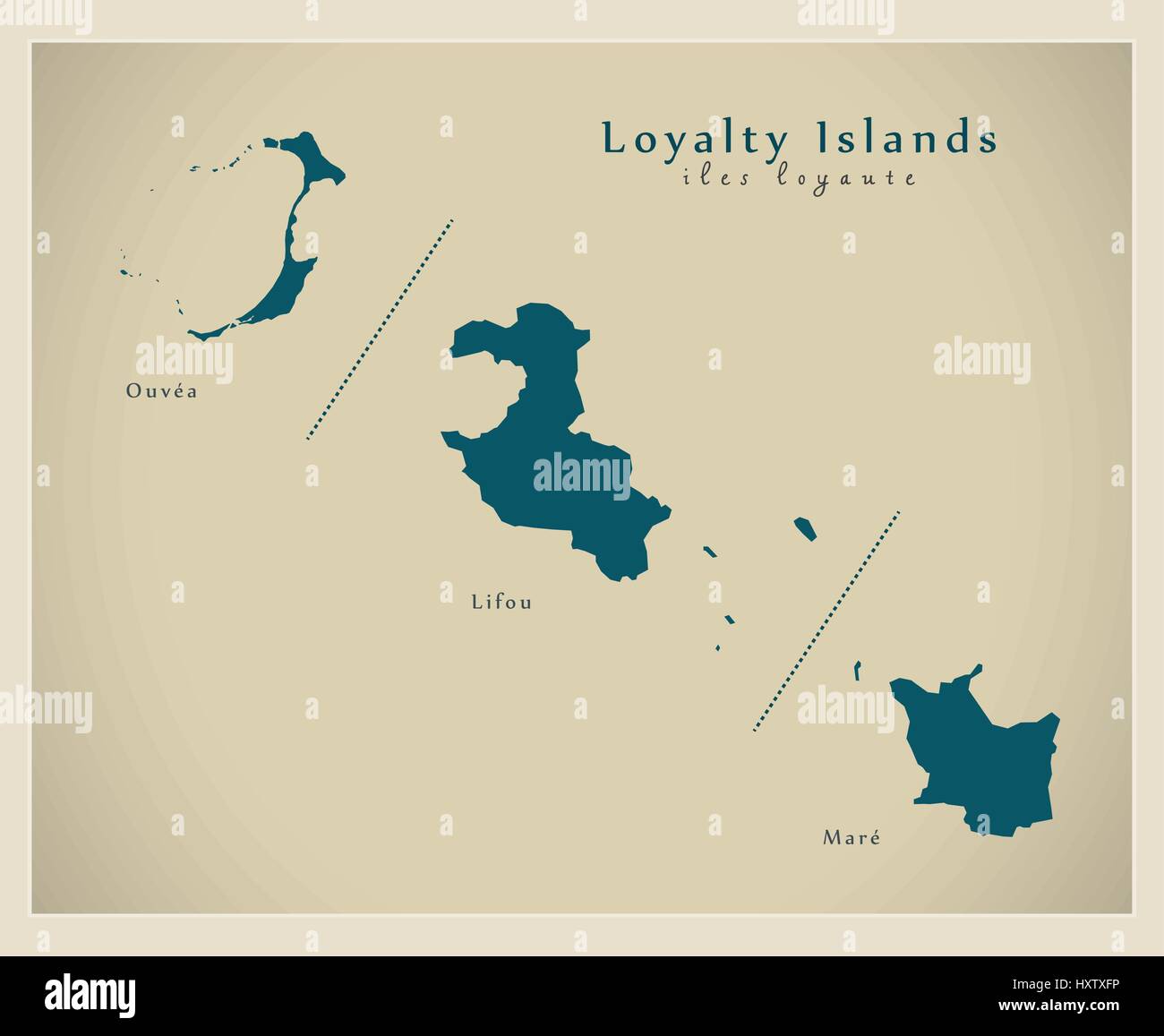 Lifou new caledonia Stock Vector Images - Alamy