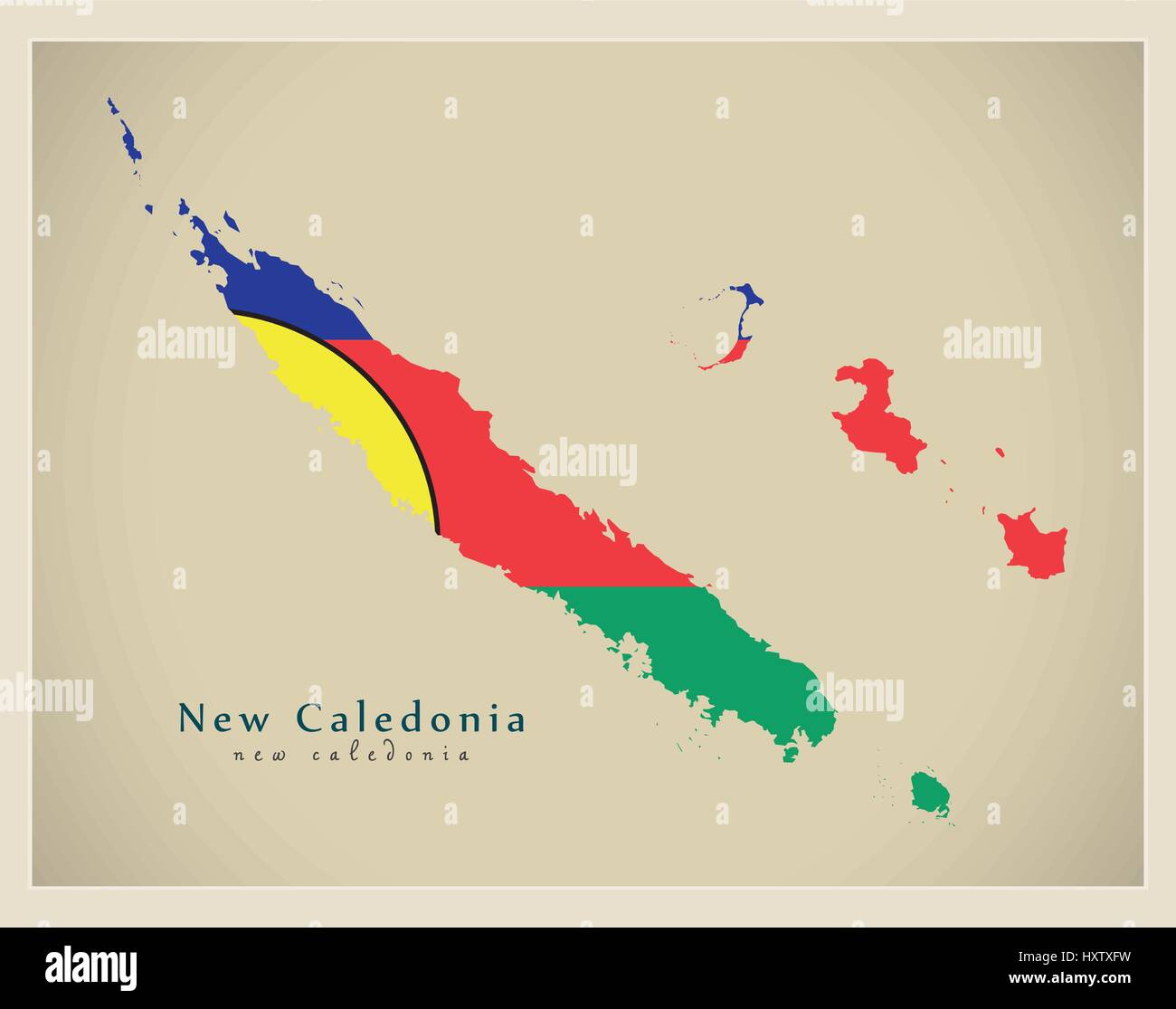 Caledonian flag Stock Vector Images - Alamy