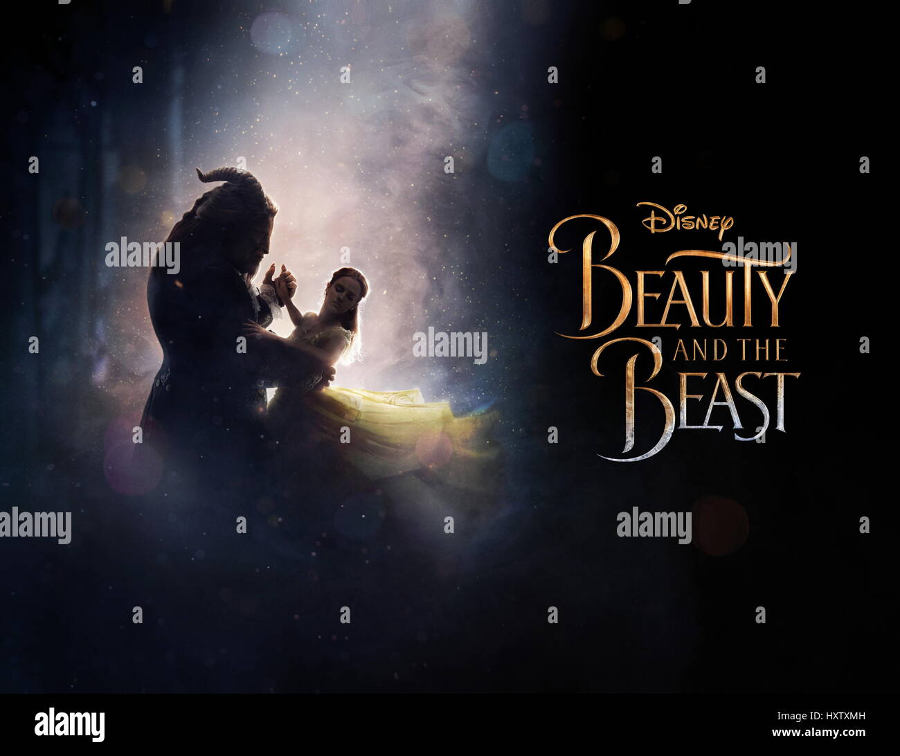 Beauty and the beast poster hi-res stock photography and images - Alamy