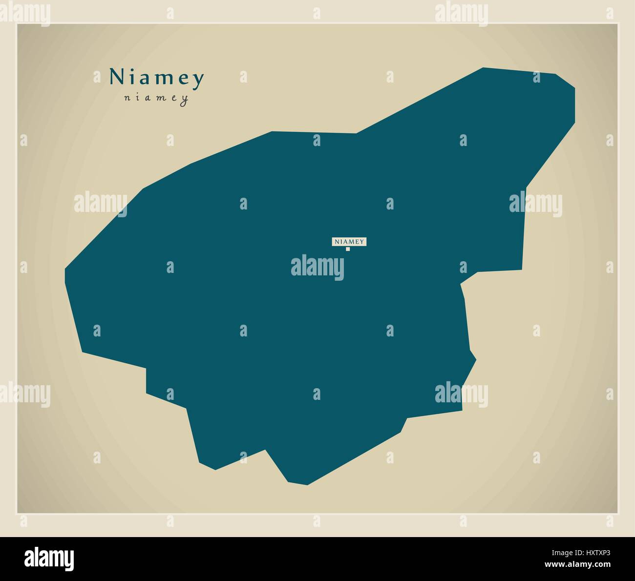 Modern Map - Niamey NE Stock Vector Image & Art - Alamy