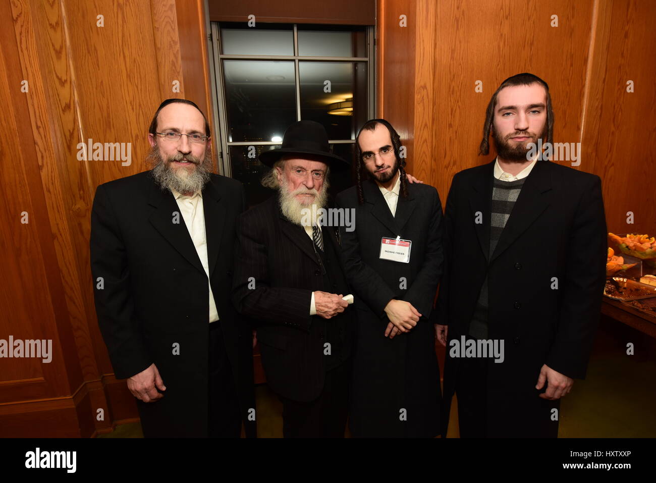 New York City, United States. 29th Mar, 2017. David Freier, Bernard ...