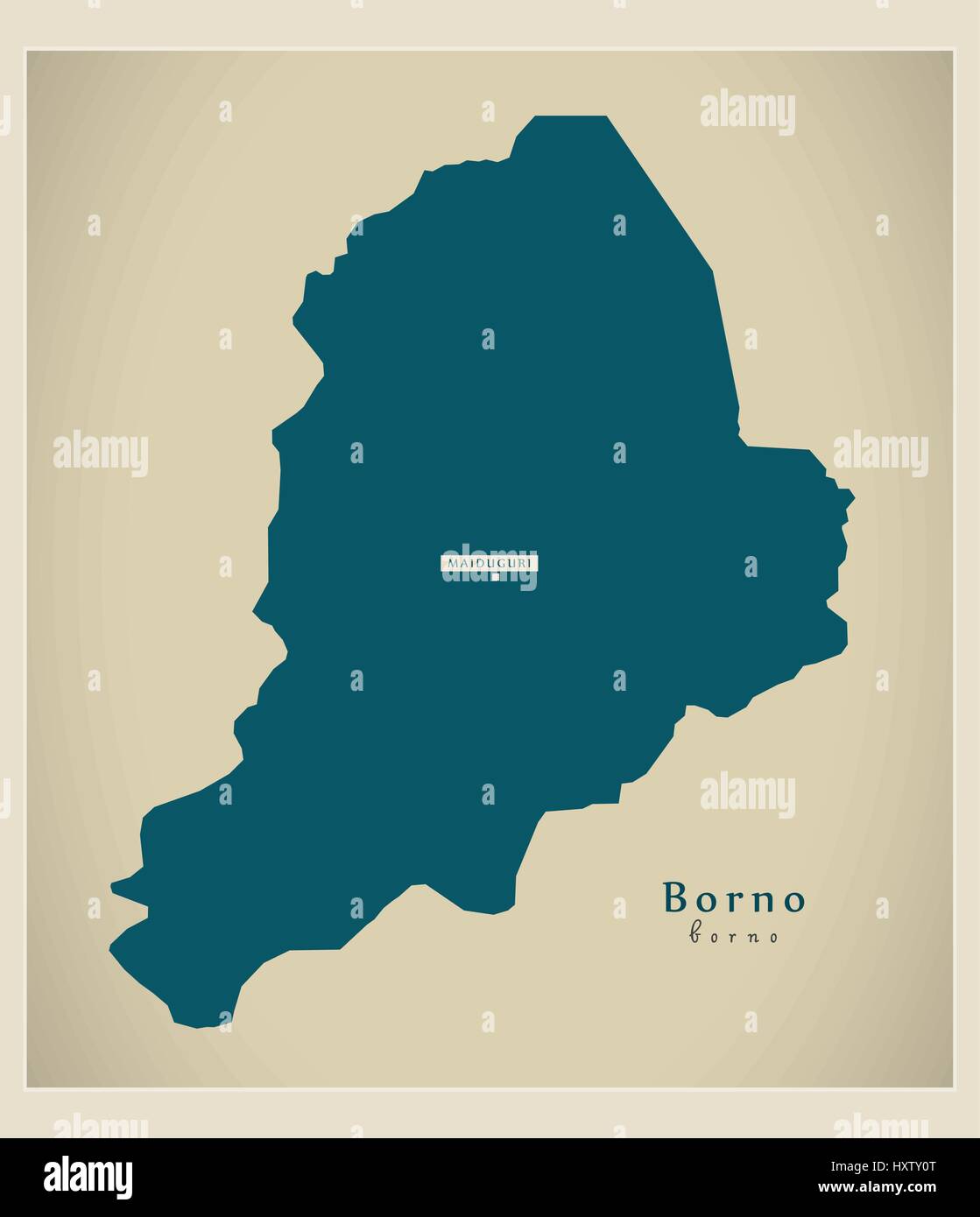 Borno nigeria Stock Vector Images - Alamy