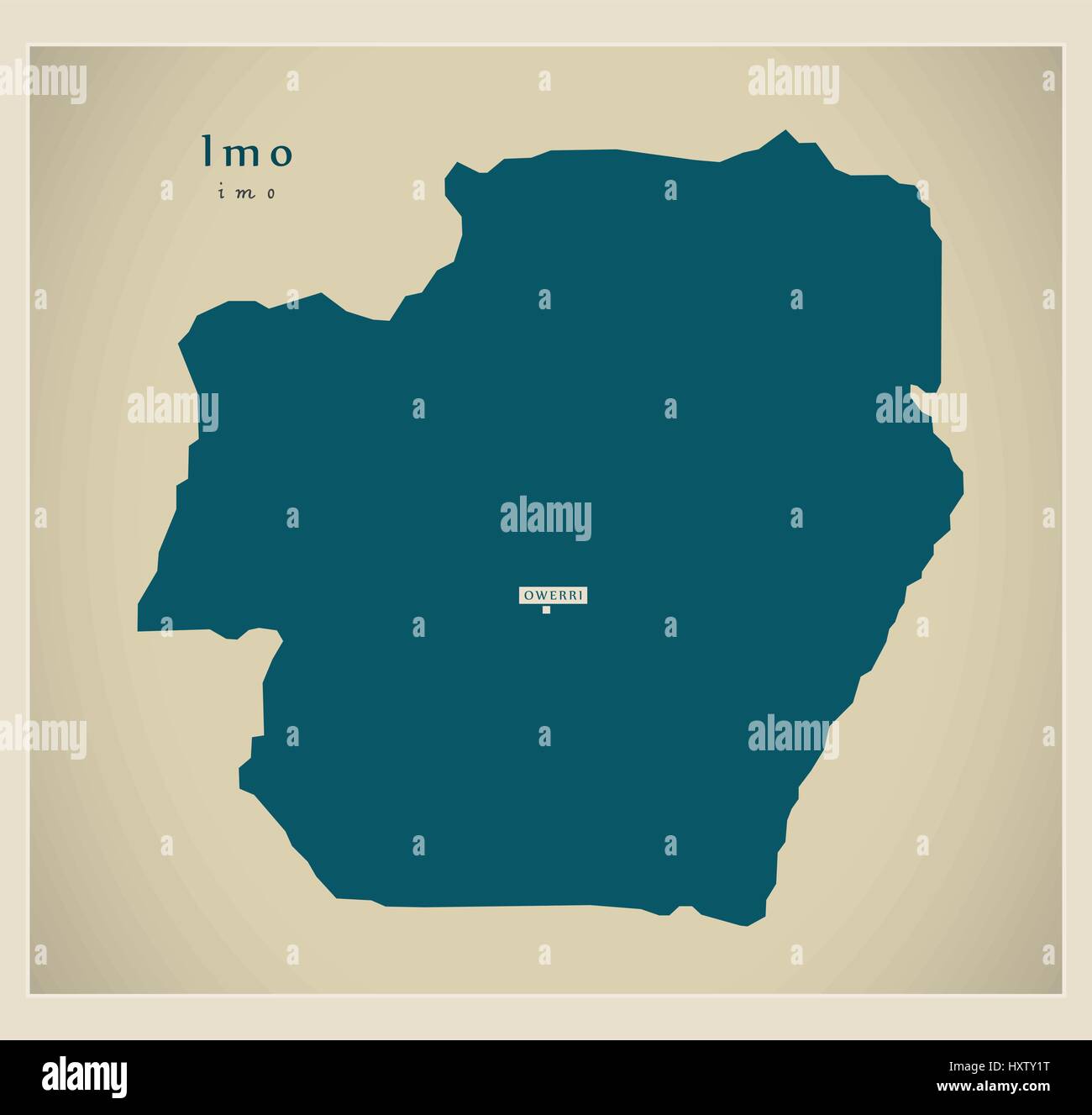 Modern Map - Imo NG Stock Vector Image & Art - Alamy