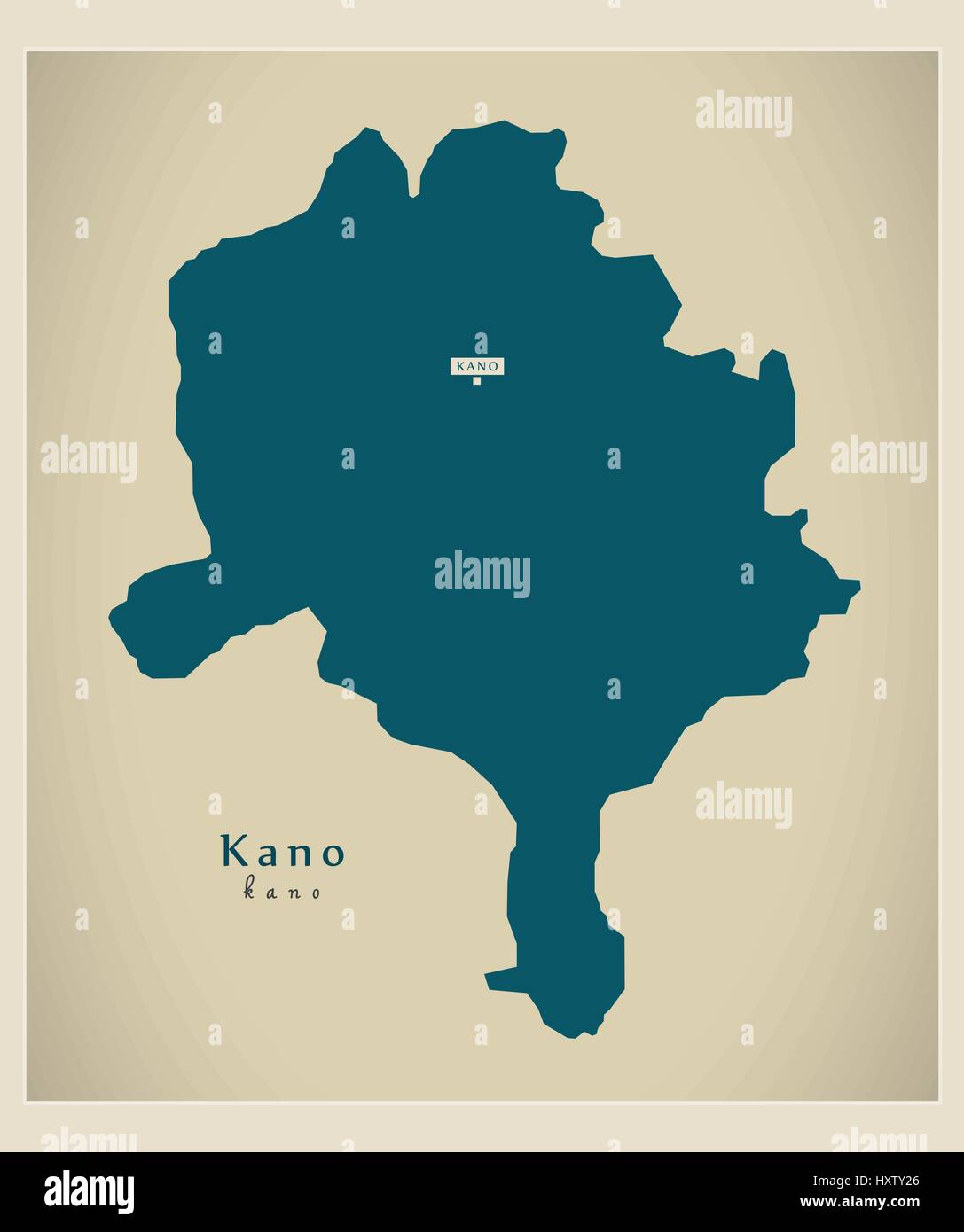 Kano map hi-res stock photography and images - Alamy
