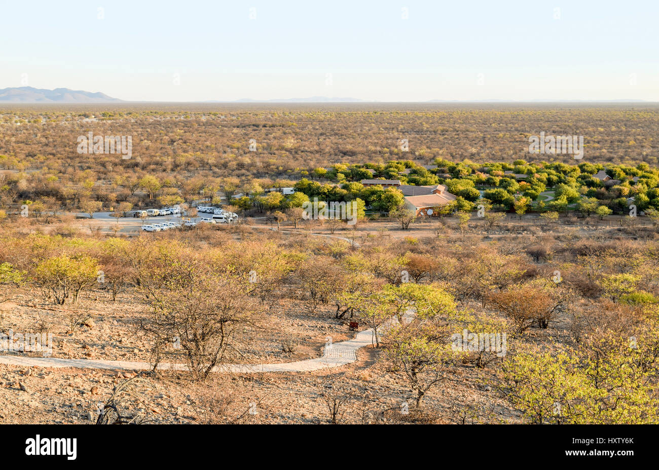 arid savanna scenery seen in Namibia, Africa Stock Photo - Alamy