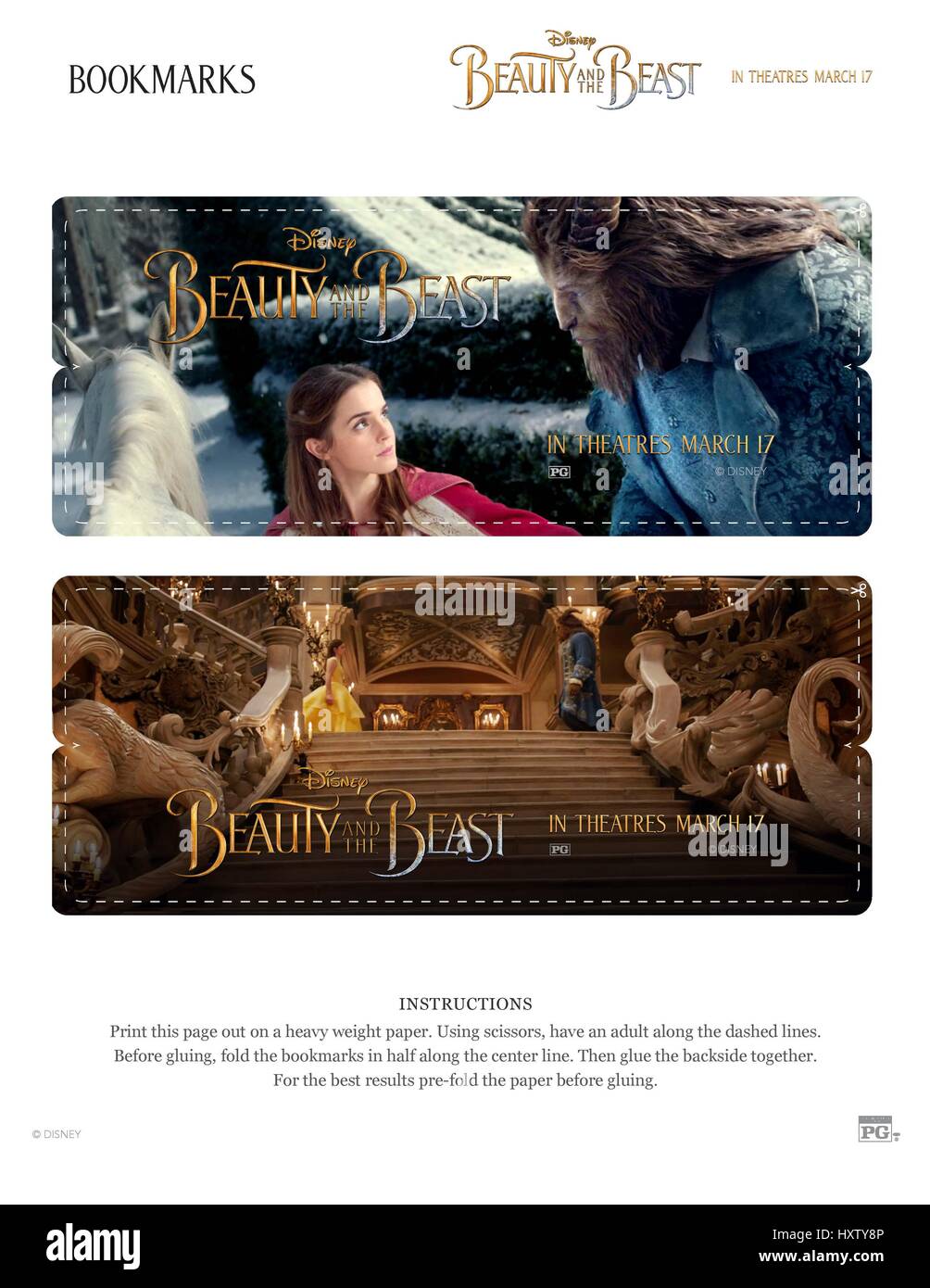 Beauty and the beast 2017 disney Cut Out Stock Images & Pictures - Alamy