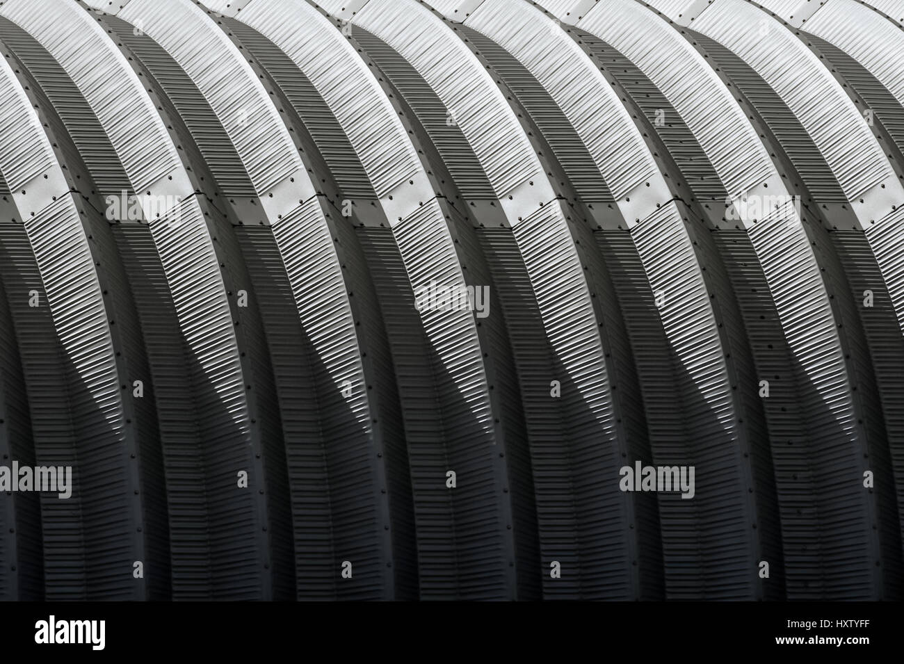 high contrast corrugate metal structure abstract Stock Photo - Alamy