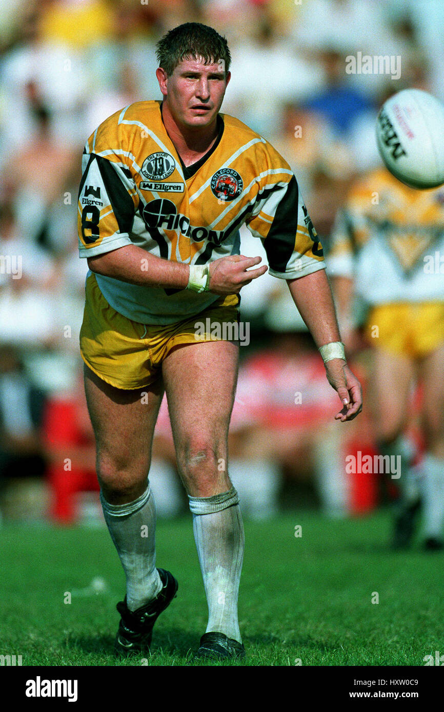 LEE CROOKS CASTLEFORD RLFC 02 September 1991 Stock Photo - Alamy