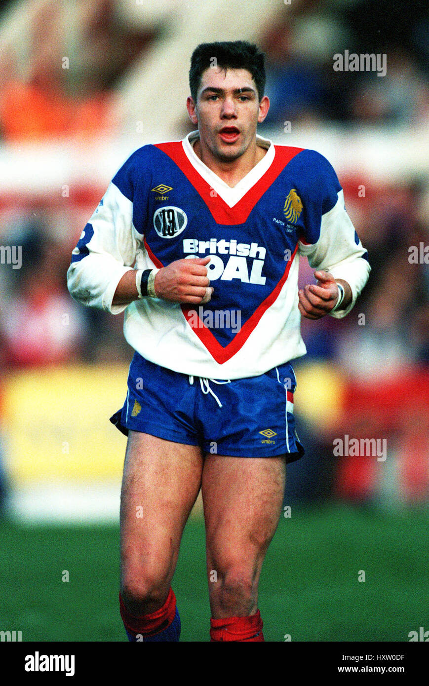 DARYL POWELL GREAT BRITAIN & SHEFFIELD E 12 November 1991 Stock Photo ...