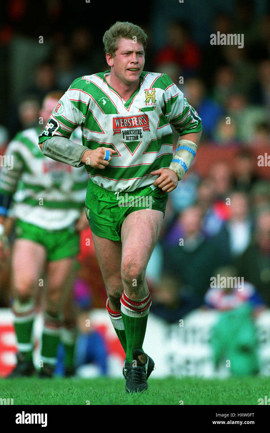 GARY DIVORTY HALIFAX RLFC 01 September 1992 Stock Photo - Alamy