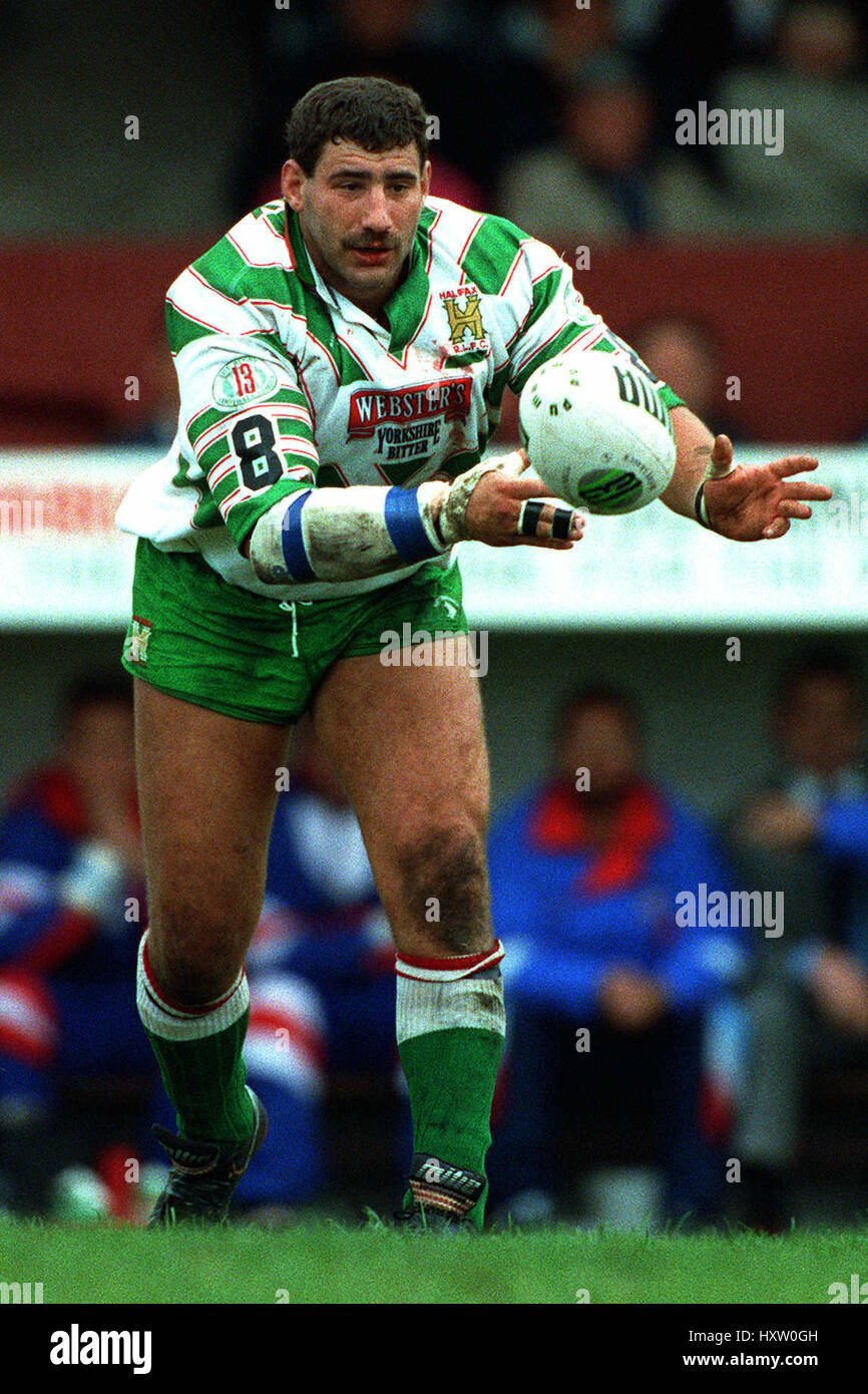 KARL HARRISON HALIFAX RLFC 02 September 1992 Stock Photo - Alamy