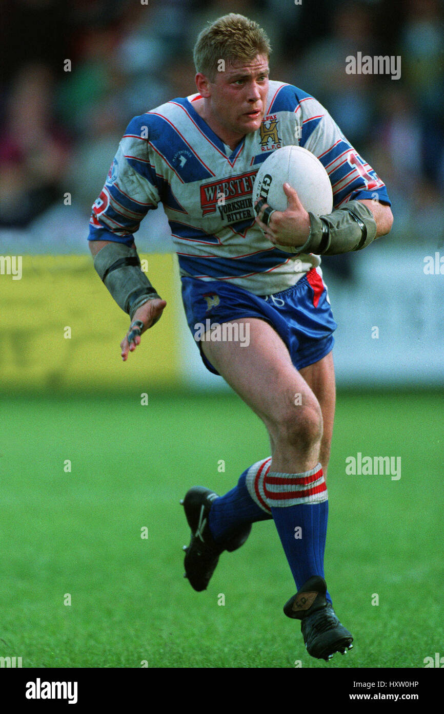 GARY DIVORTY HALIFAX RLFC 09 September 1992 Stock Photo - Alamy