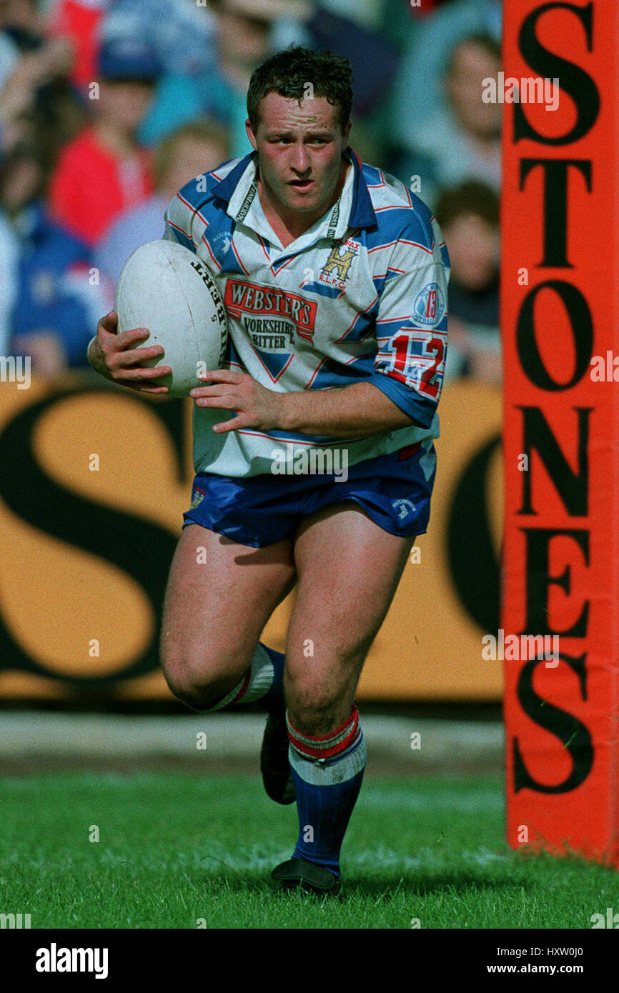RICHARD MILNER HALIFAX RLFC 09 September 1992 Stock Photo - Alamy