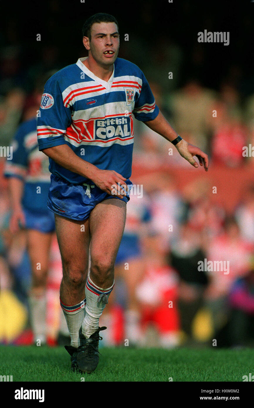 JASON TIMMINS WAKEFIELD TRINITY RLFC 07 December 1992 Stock Photo - Alamy