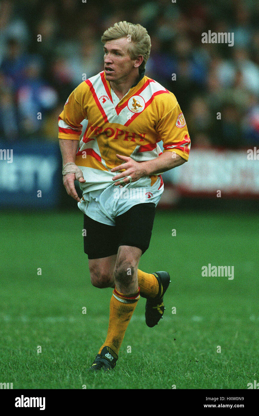 GARRY JACK SHEFFIELD EAGLES RLFC 16 October 1992 Stock Photo - Alamy