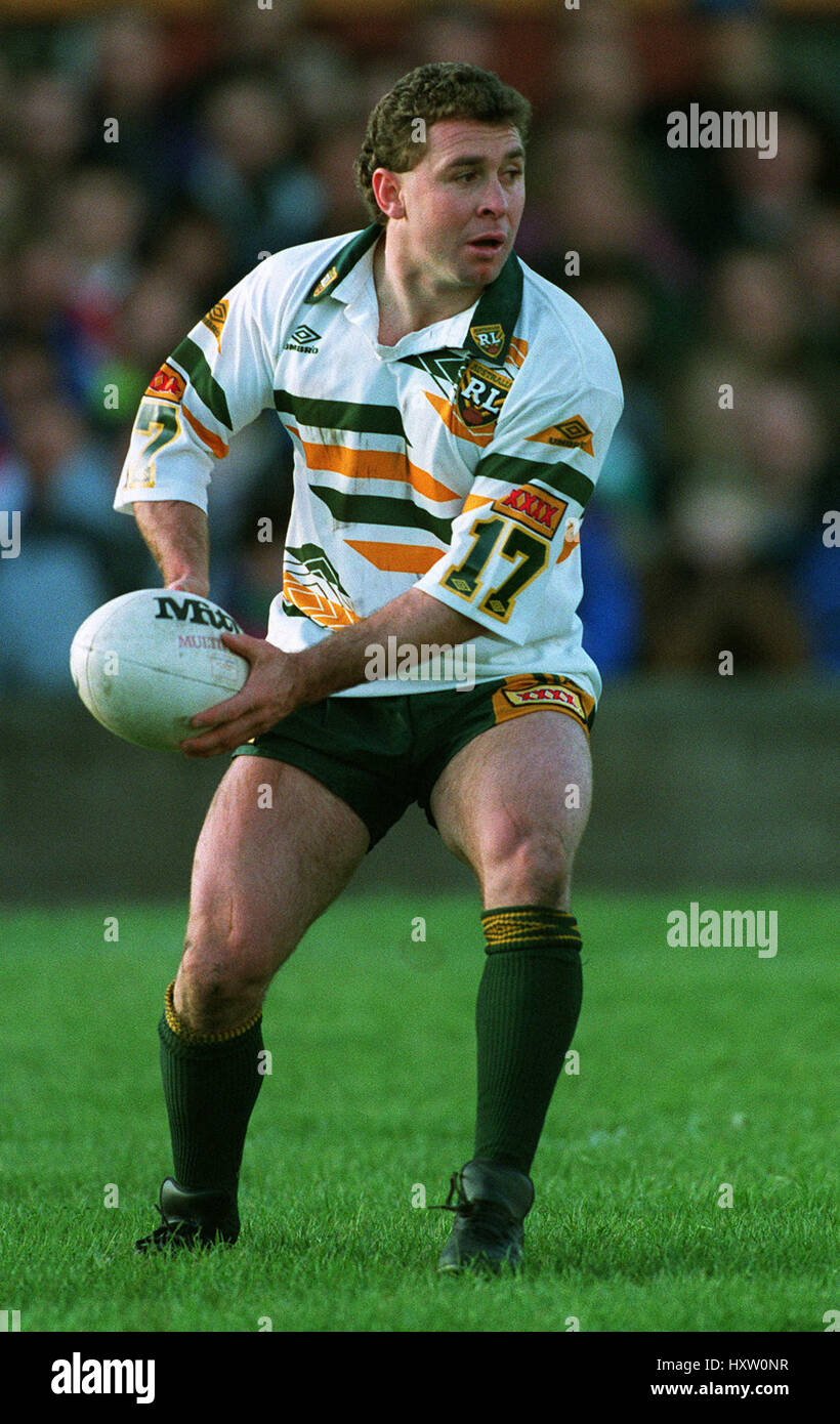 RICKY STUART AUSTRALIA RL 19 October 1992 Stock Photo - Alamy