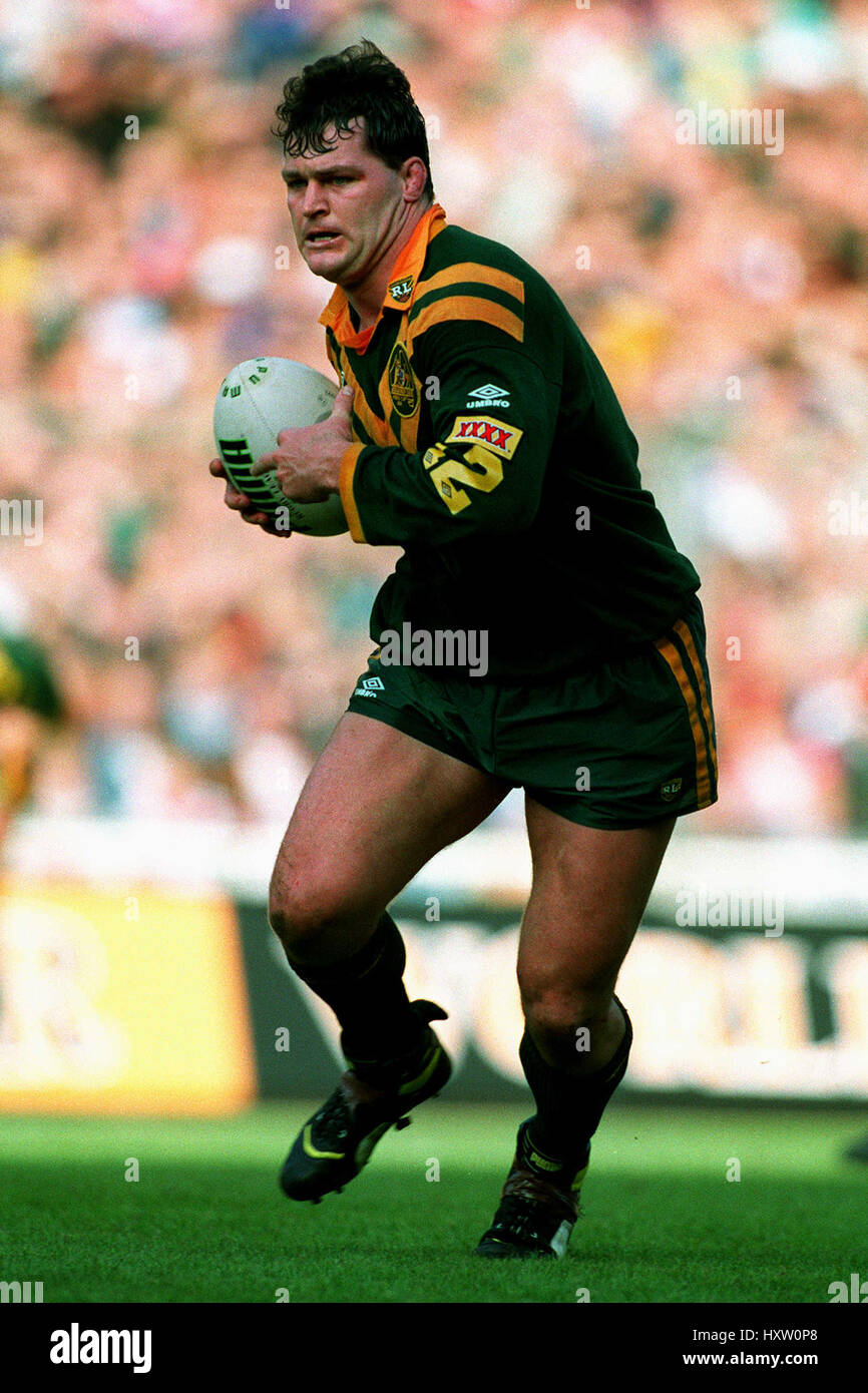 BOB LIDNER AUSTRALIA RL 26 October 1992 Stock Photo - Alamy