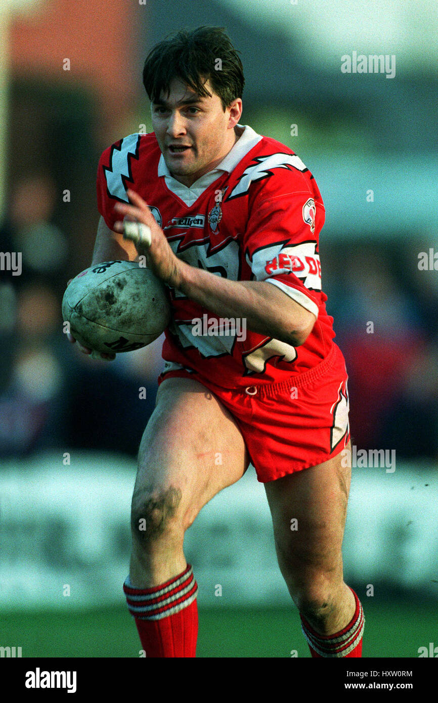 PETER WILLIAMS SALFORD RLFC 02 February 1993 Stock Photo - Alamy