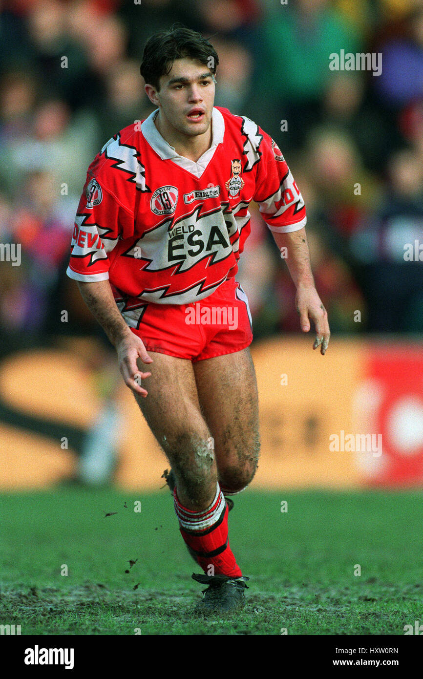 JONATHAN QUIGLEY SALFORD RLFC 02 February 1993 Stock Photo - Alamy