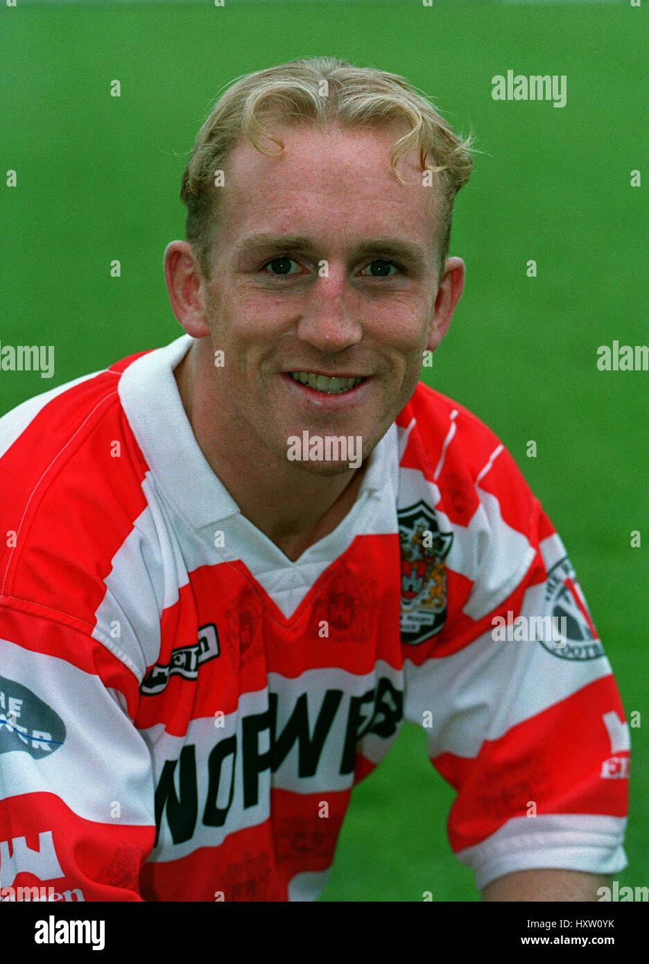 SHAUN EDWARDS WIGAN RLFC 16 August 1993 Stock Photo - Alamy